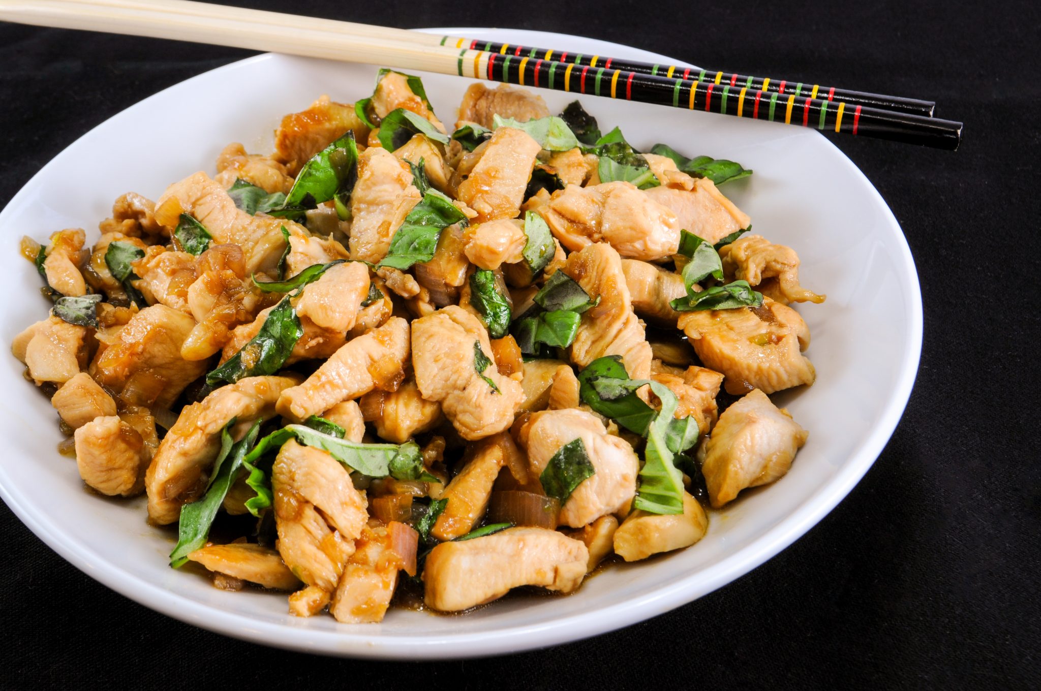 Spicy Basil Chicken | For the Love of Cooking