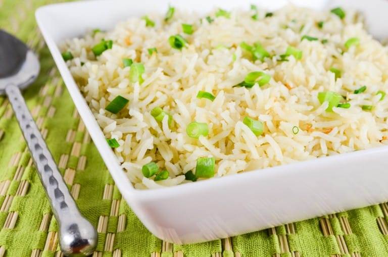 Sesame Garlic Basmati Rice | For the Love of Cooking
