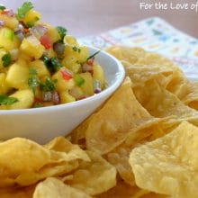Peach Salsa | For the Love of Cooking