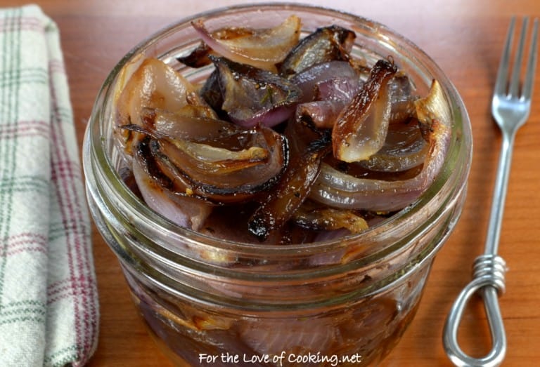 Roasted Red Onions | For the Love of Cooking