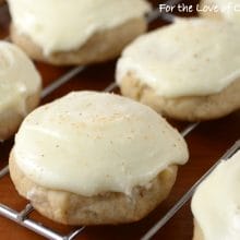 Eggnog Cookies | For the Love of Cooking