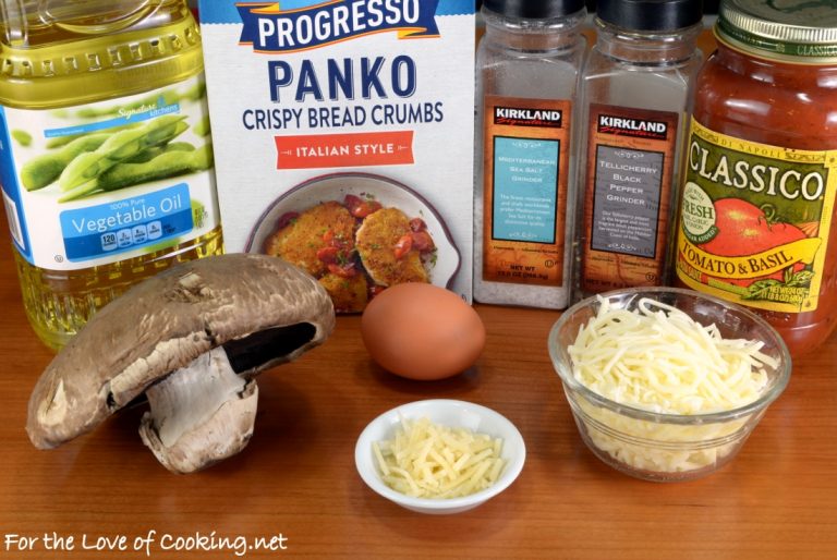 Portobello Mushroom Parmesan | For the Love of Cooking