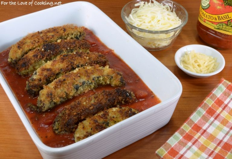 Portobello Mushroom Parmesan | For the Love of Cooking