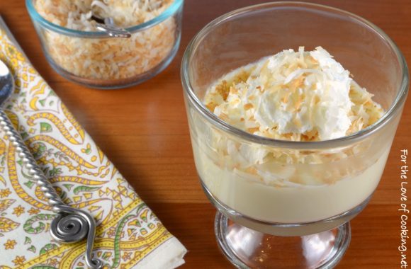 Coconut Pudding | For the Love of Cooking