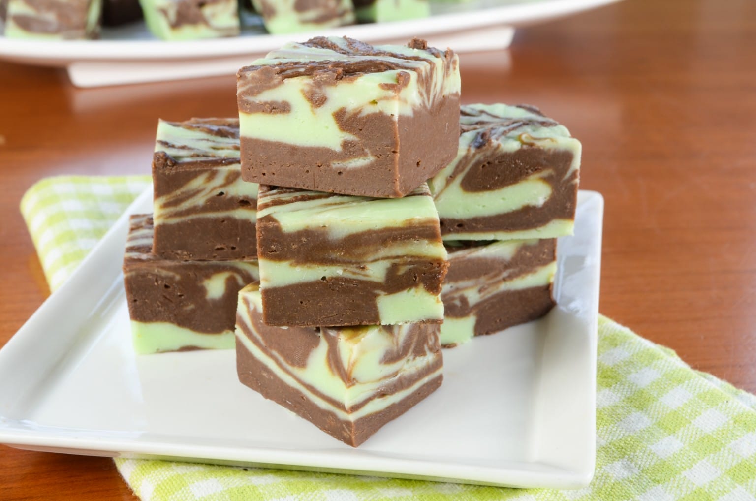 Mint Chocolate Fudge | For the Love of Cooking