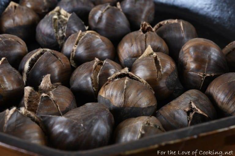 Oven Roasted Whole Chestnuts | For the Love of Cooking