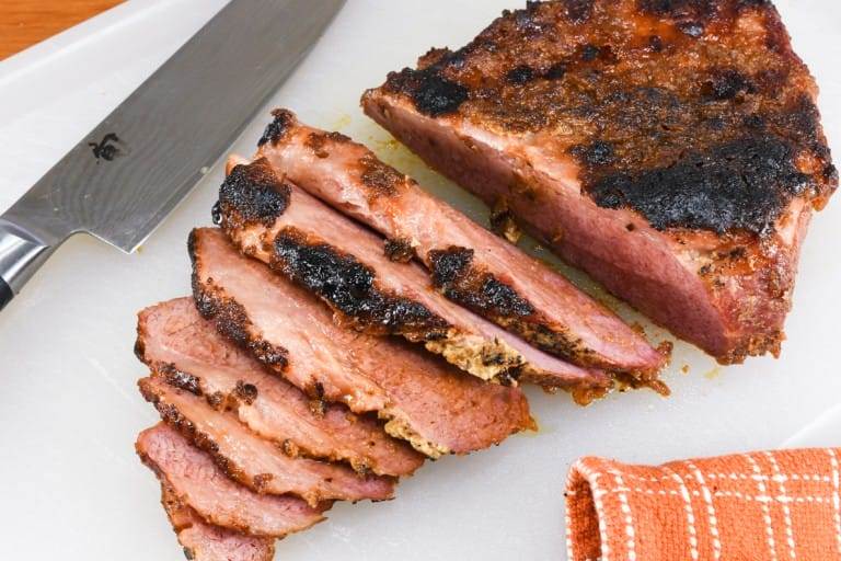 Baked Dijon-Brown Sugar Corned Beef | For the Love of Cooking