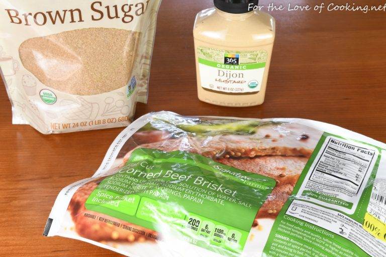 Baked Dijon-Brown Sugar Corned Beef | For the Love of Cooking