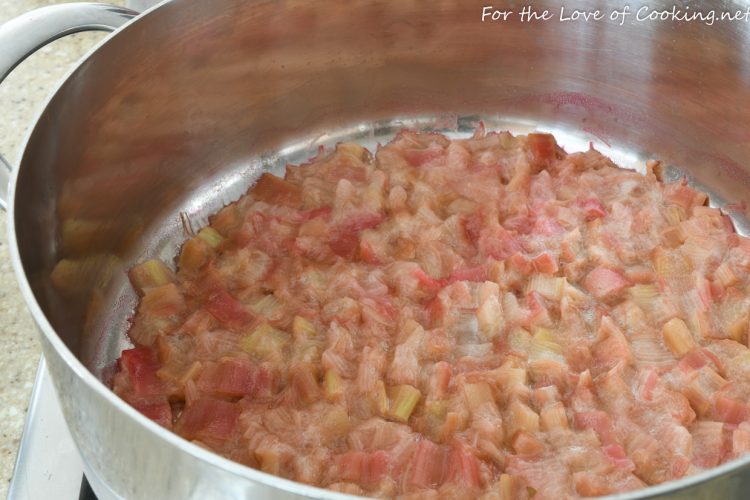 Strawberry Rhubarb Freezer Jam | For the Love of Cooking