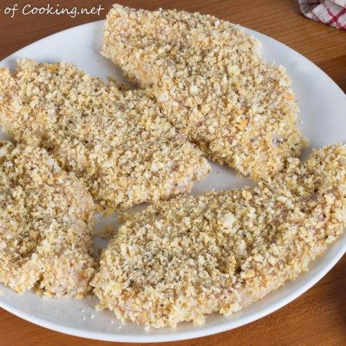 Crispy Chicken Florentine with Mozzarella | For the Love of Cooking