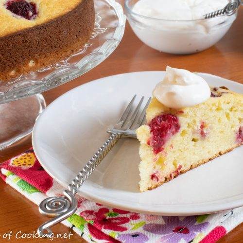 Raspberry-Ricotta Cake | For the Love of Cooking
