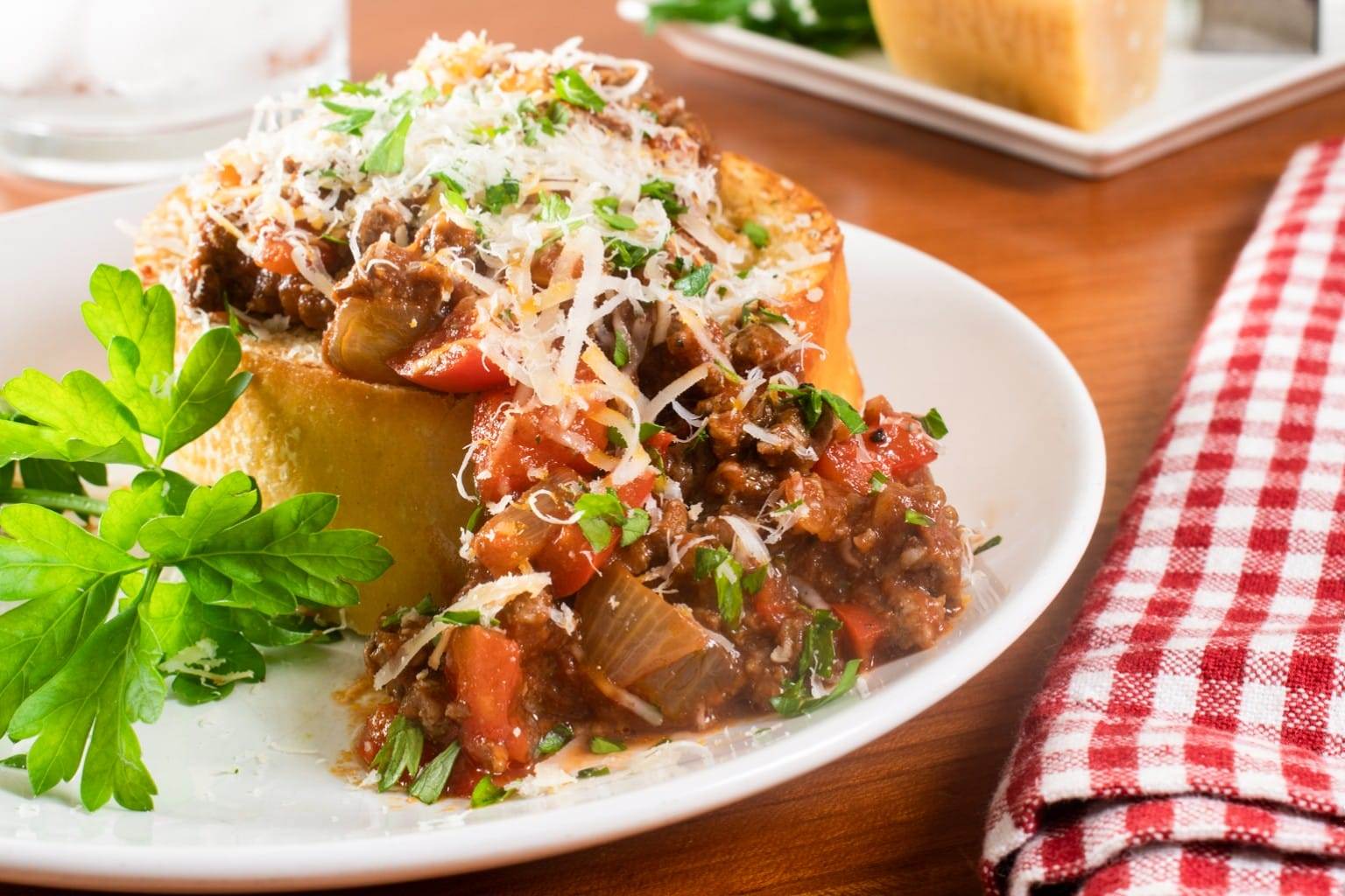 Open-Faced Italian Sloppy Joes | For the Love of Cooking