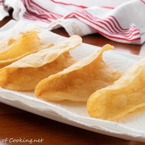 Crispy Taco Shells | For the Love of Cooking