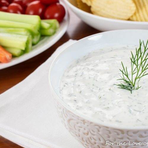 Dill Dip | For the Love of Cooking