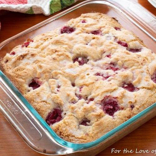 Raspberry Breakfast Cake | For the Love of Cooking