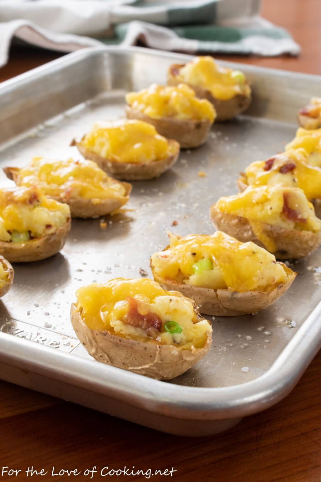 Mini Twice Baked Potatoes | For the Love of Cooking