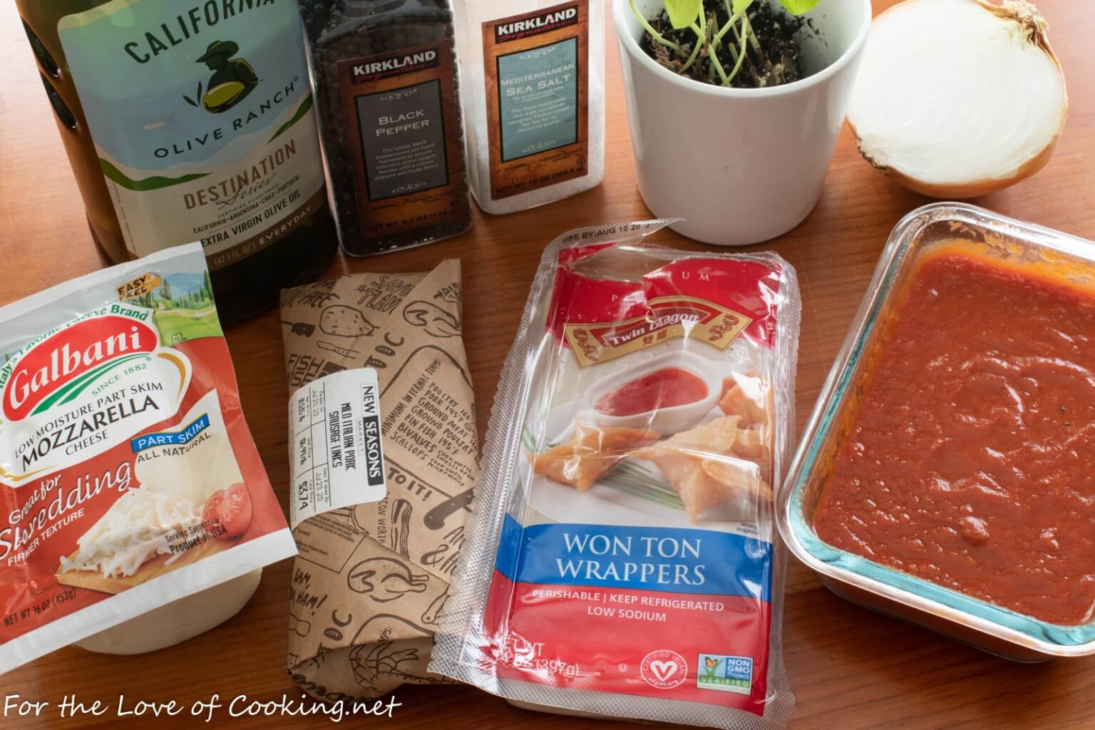 Mini Lasagna Cups | For the Love of Cooking