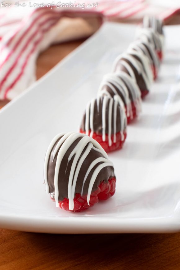 Chocolate Covered Raspberries | For the Love of Cooking