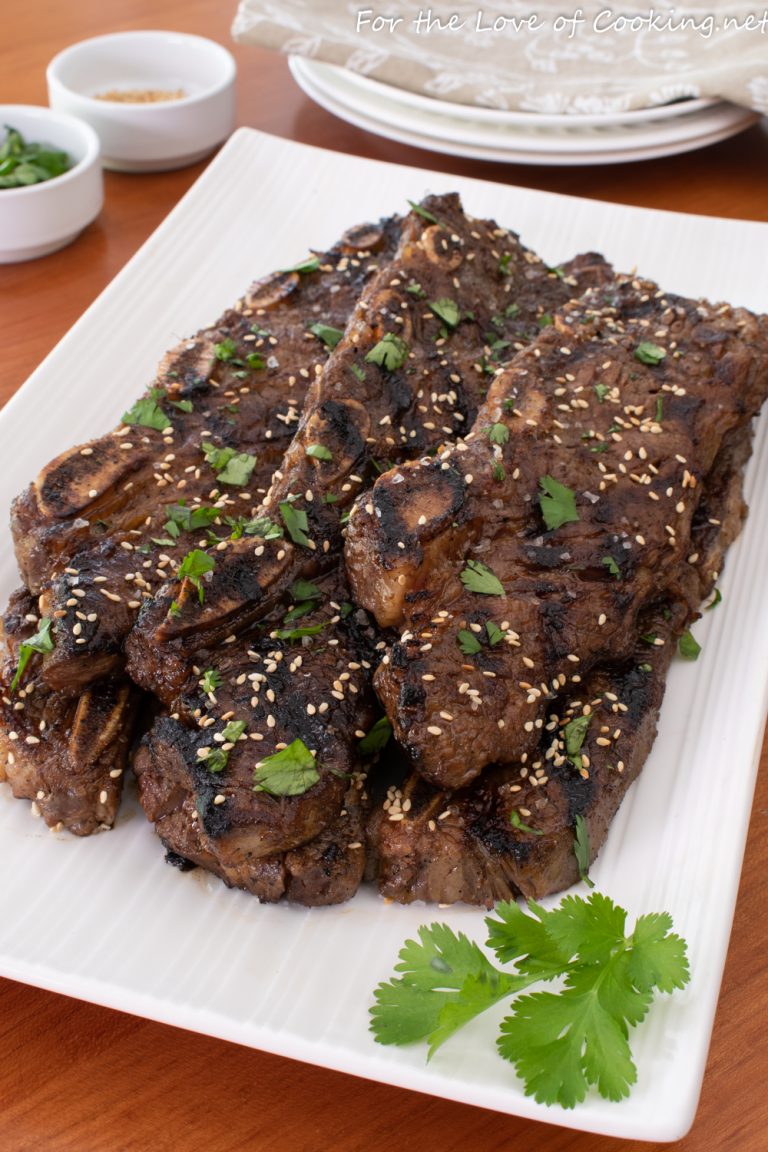Teriyaki Flanken Short Ribs | For the Love of Cooking