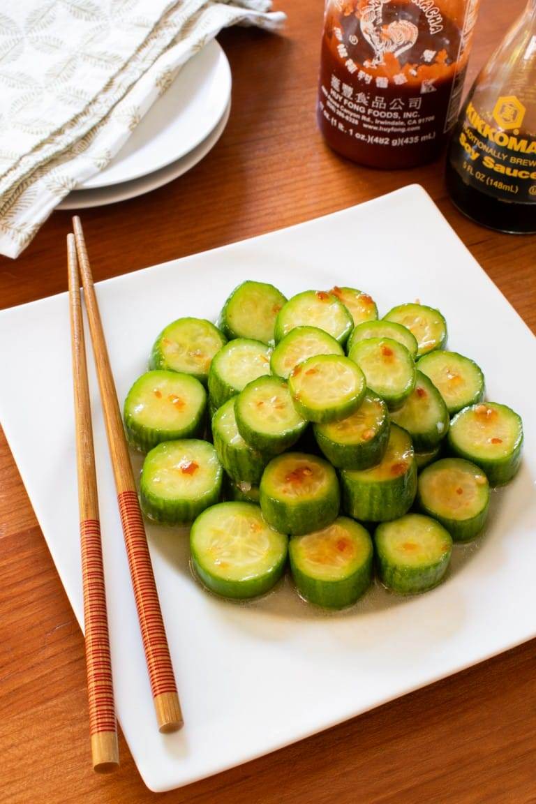 Chilled Cucumber Salad | For the Love of Cooking