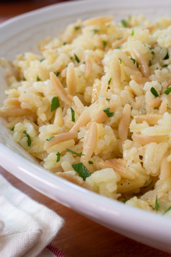 Simple Rice Pilaf | For the Love of Cooking