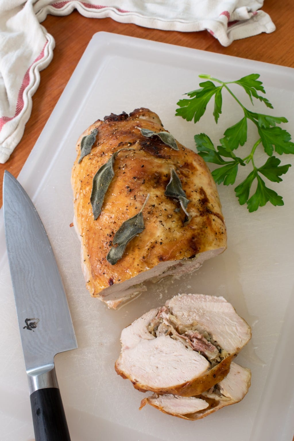 Tuscan Turkey Roulade | For the Love of Cooking Tuscan Turkey Roulade