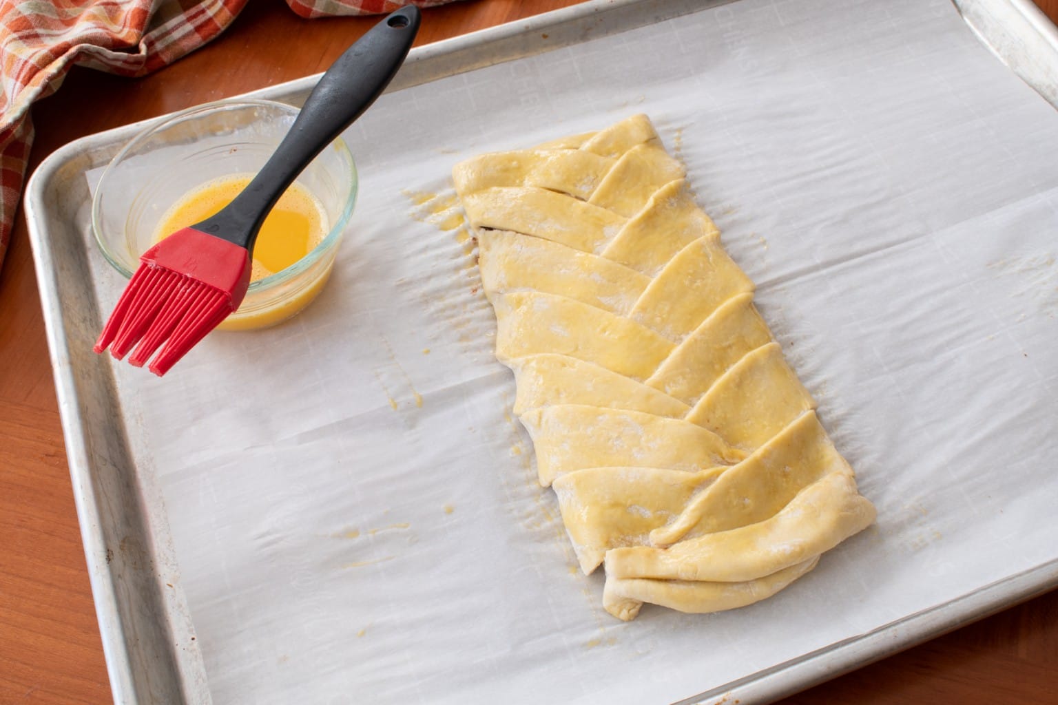 Nutella Puff Pastry Braid | For the Love of Cooking