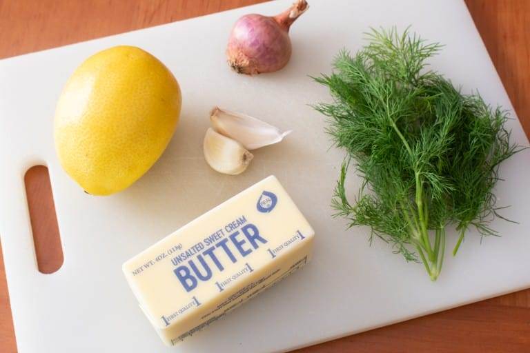 Lemon Dill Compound Butter | For the Love of Cooking
