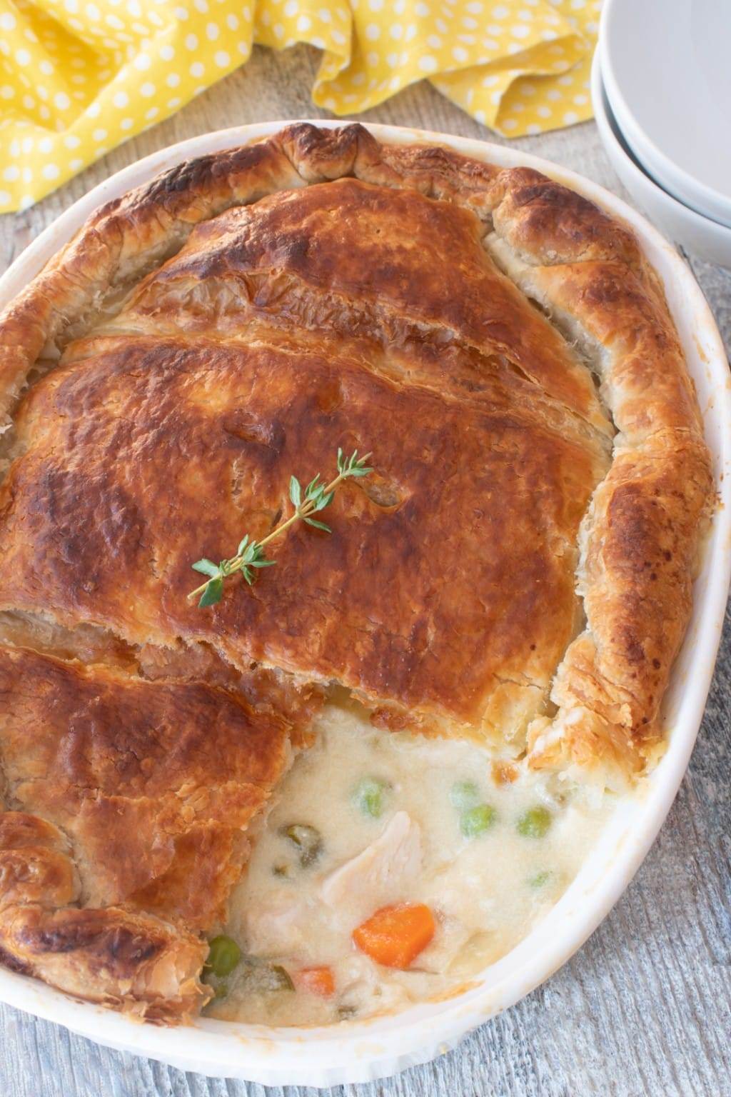 Easy Chicken Pot Pie | For the Love of Cooking Easy Chicken Pot Pie