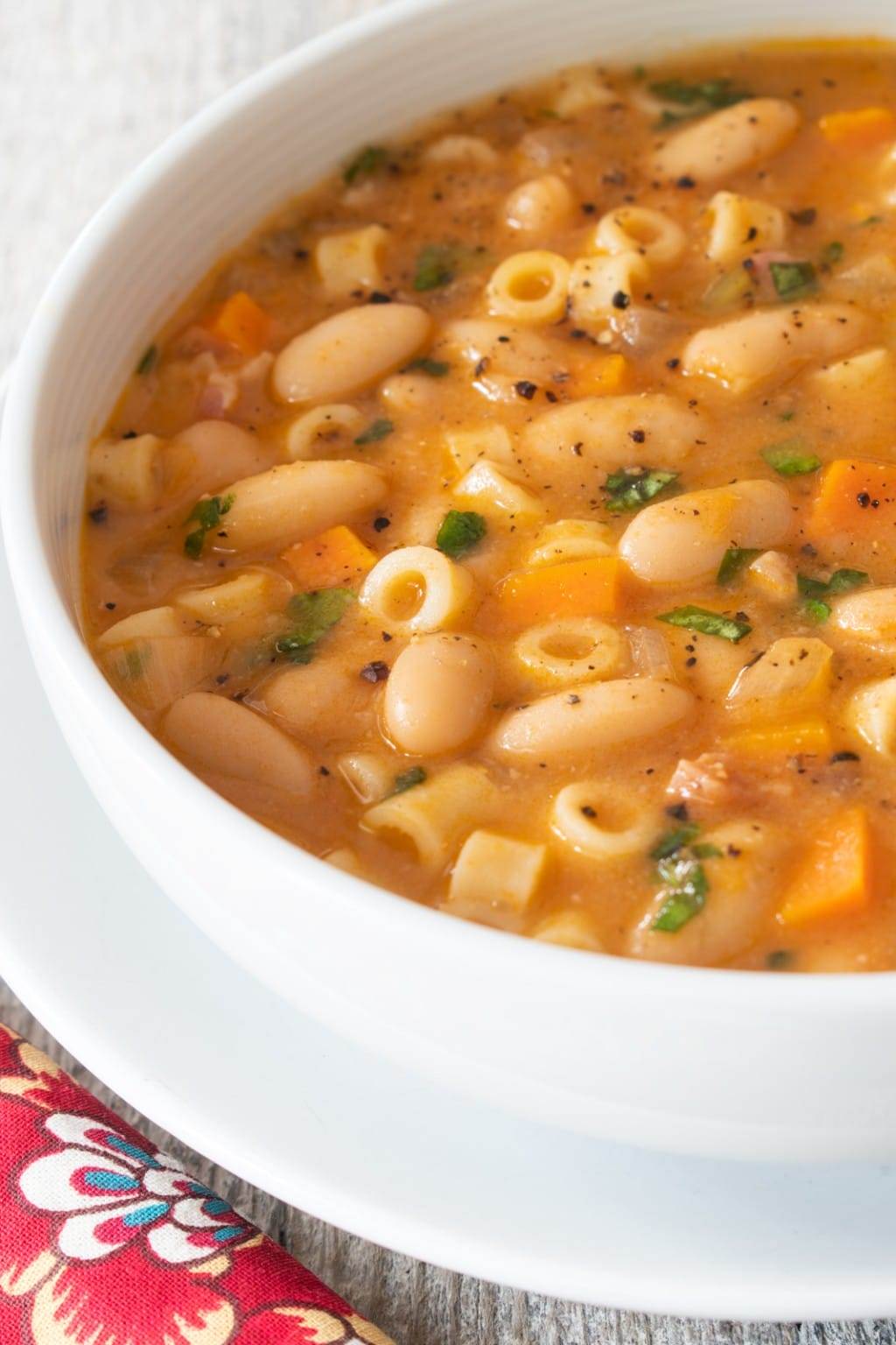 Easy Pasta e Fagioli | For the Love of Cooking