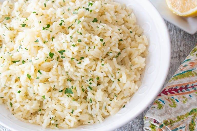 Lemon Rice Pilaf | For the Love of Cooking