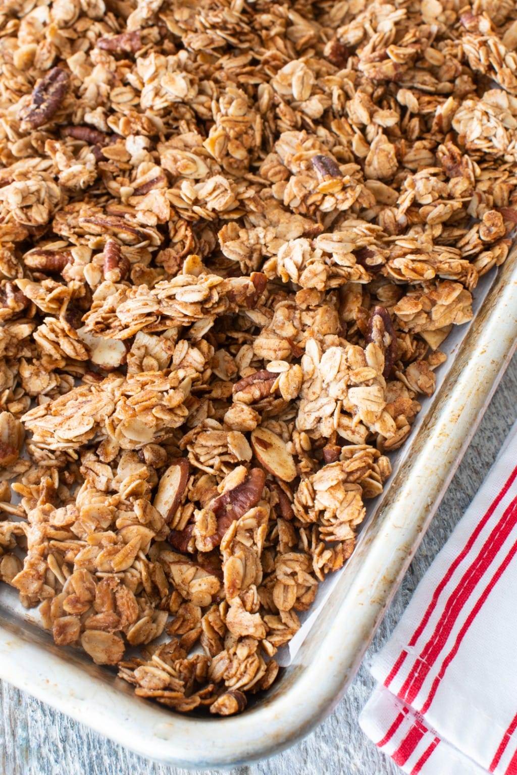 Cinnamon Crunch Granola | For the Love of Cooking