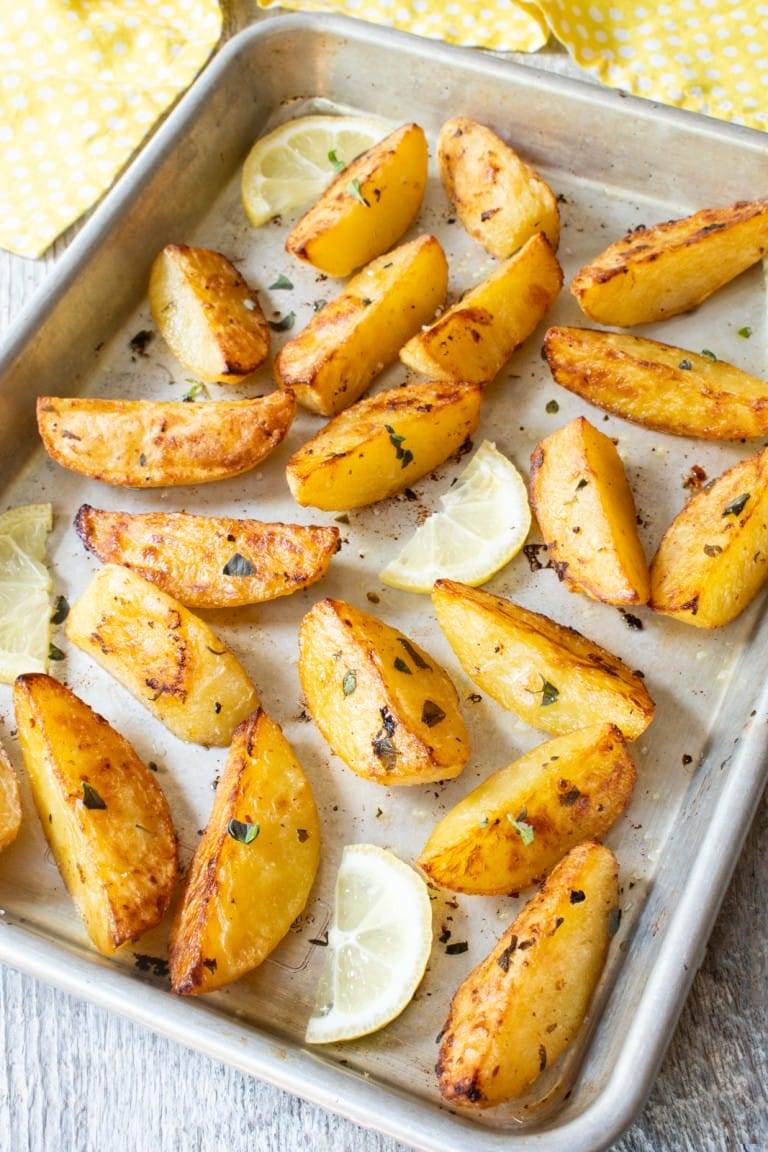 Greek Lemon Potatoes | For the Love of Cooking Greek Lemon Potatoes