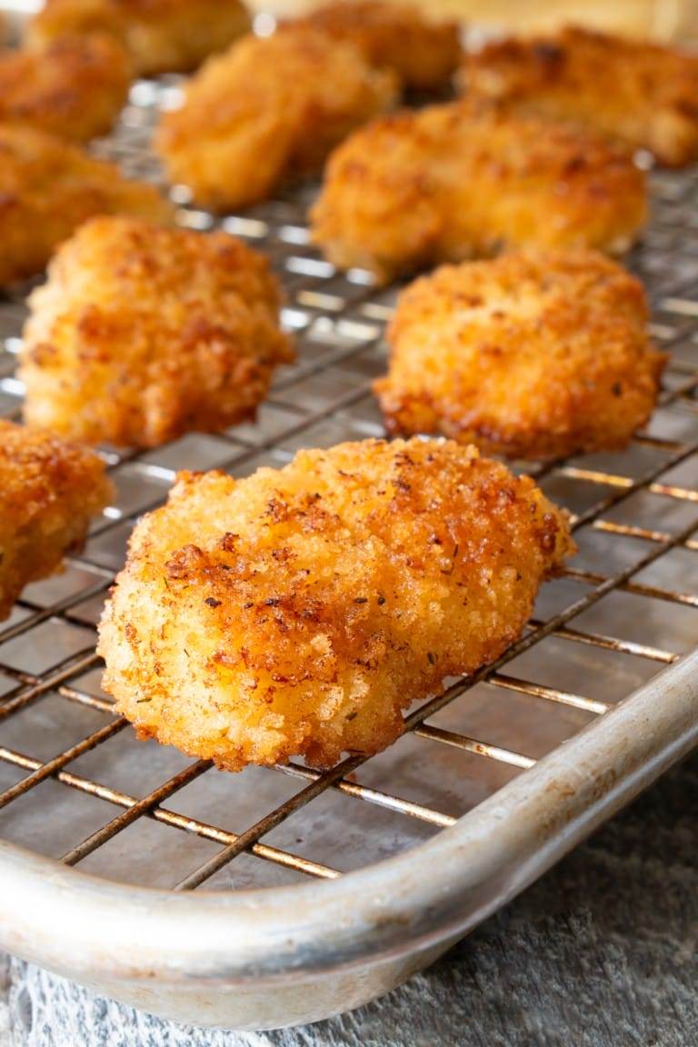 Pickle Brined Chicken Nuggets | For the Love of Cooking