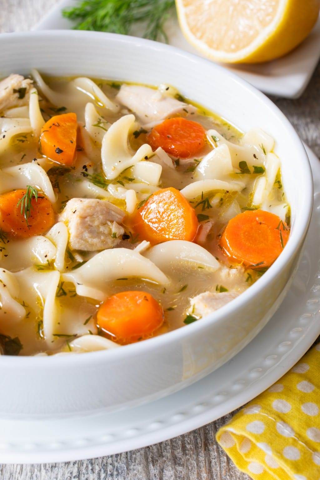Homestyle Chicken Noodle Soup | For the Love of Cooking Homestyle ...