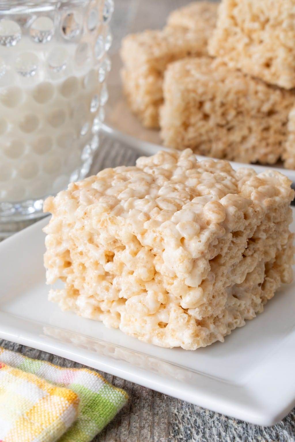 Salted Brown Butter Rice Krispie Treats | For the Love of Cooking ...