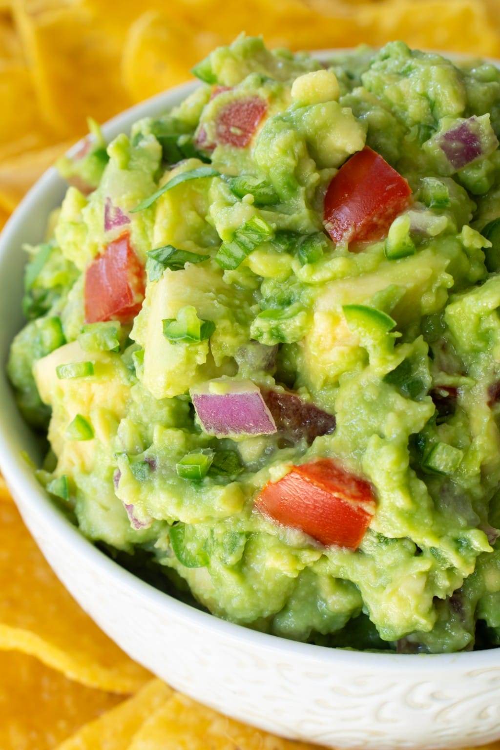 Spicy Guacamole | For the Love of Cooking