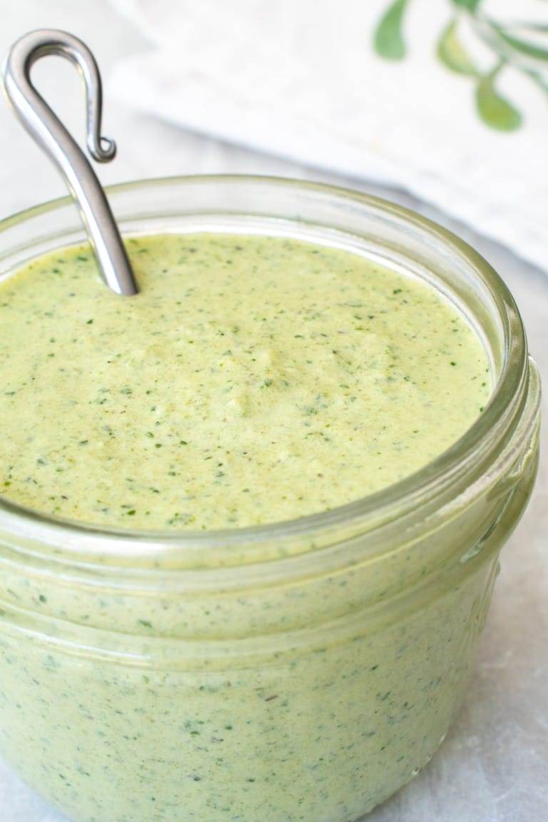 Poblano Cream Sauce | For the Love of Cooking