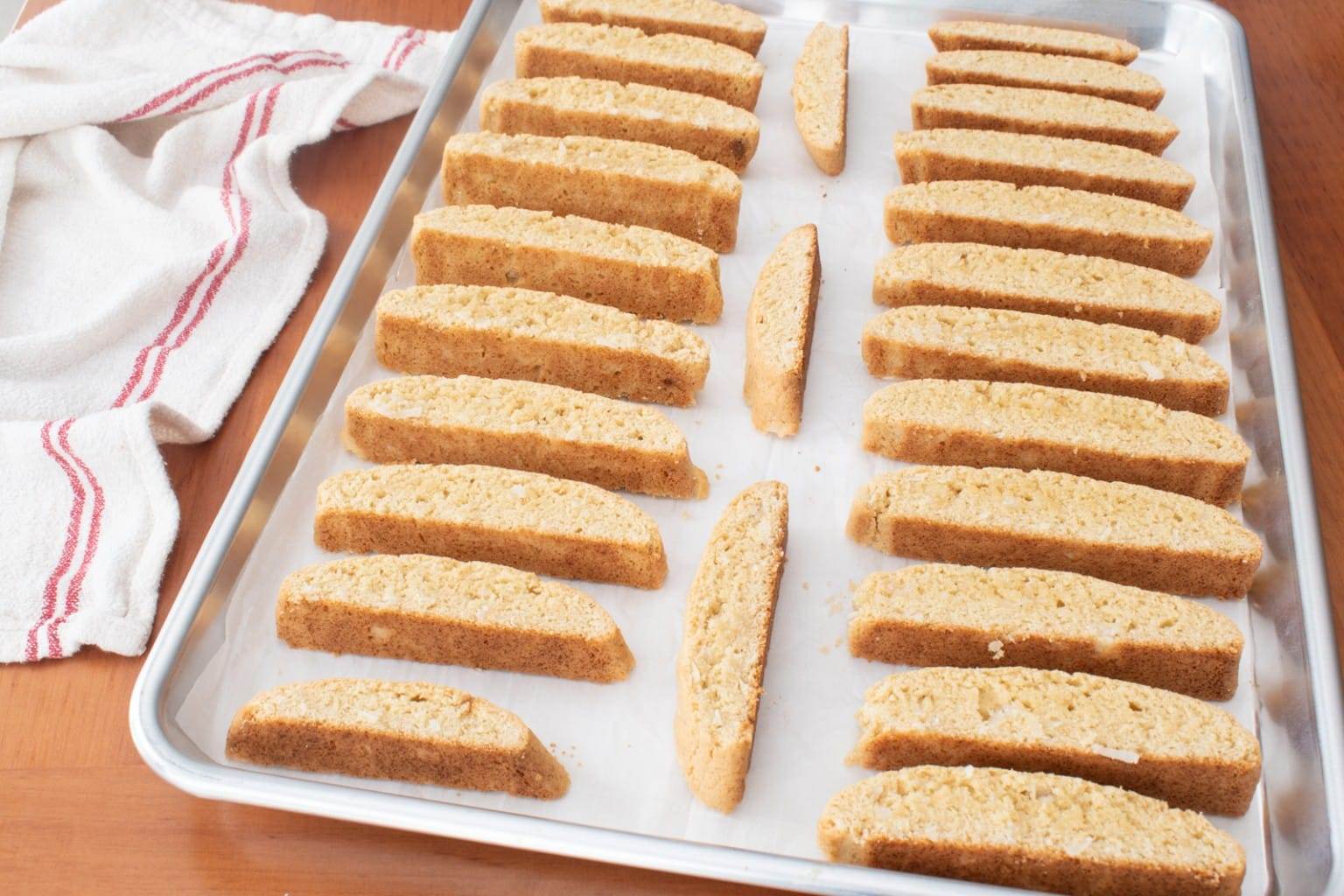 Toasted Coconut Biscotti | For the Love of Cooking