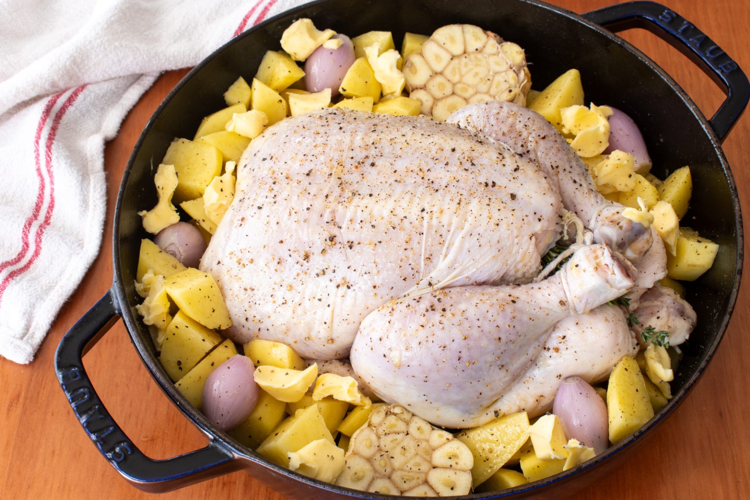 French Roast Chicken | For the Love of Cooking